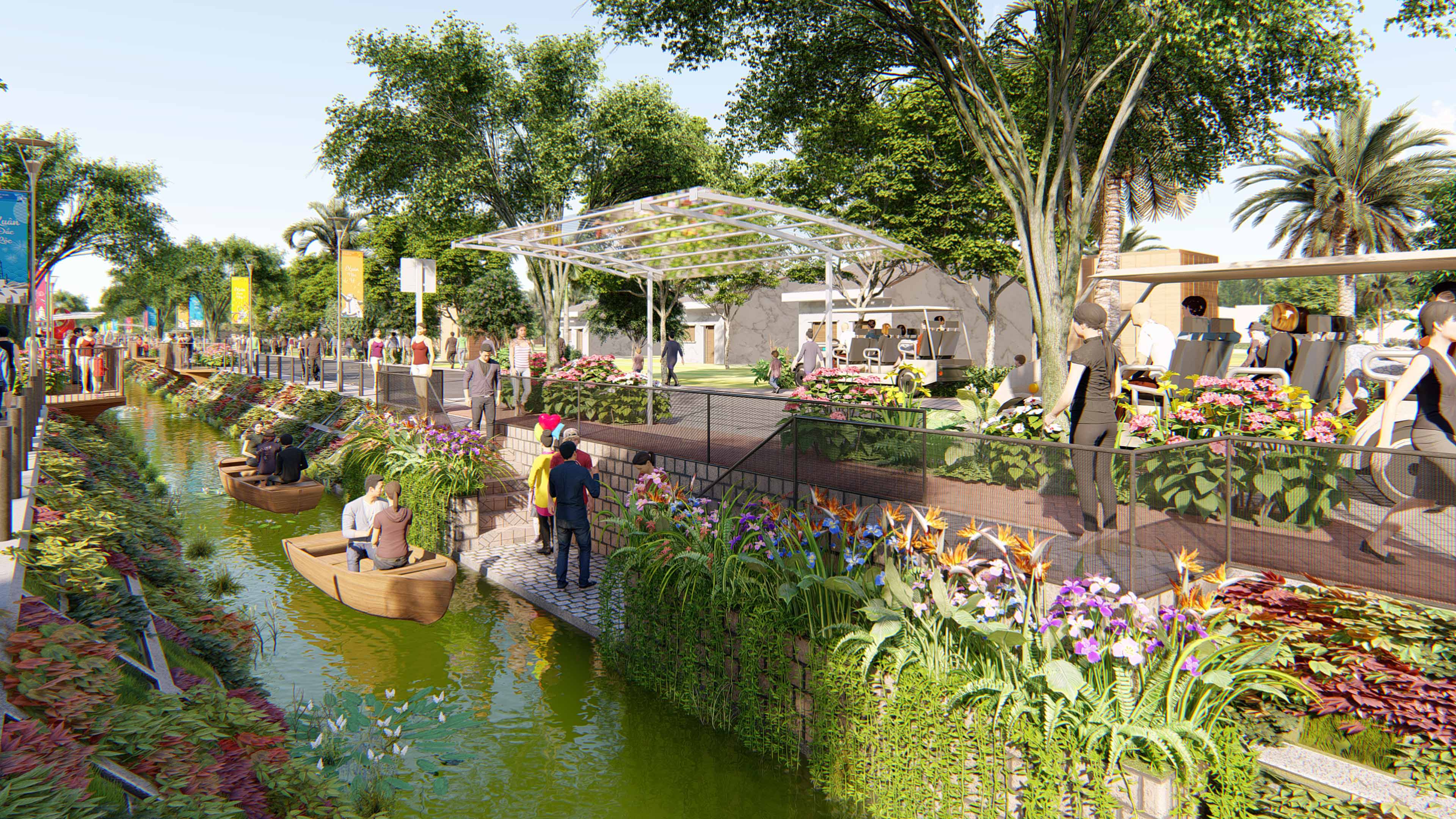 Mixed-use low-density urban cluster (Zone 5) in Sa Dec City, Dong Thap ...