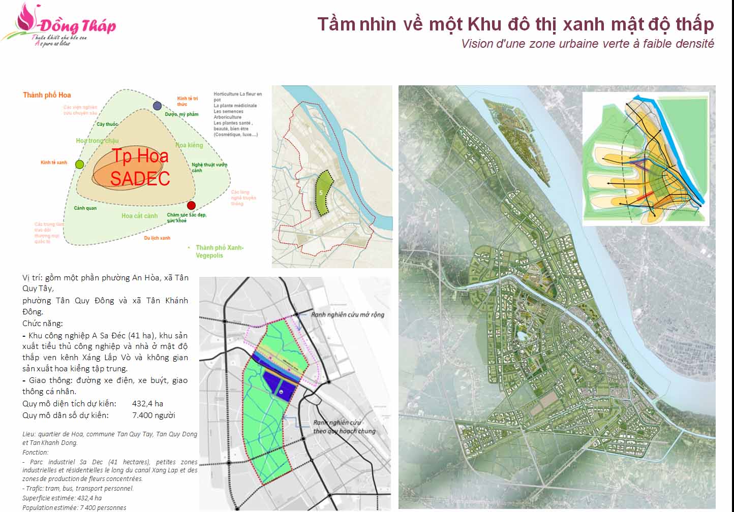 Mixed-use low-density urban cluster (Zone 5) in Sa Dec City, Dong Thap ...
